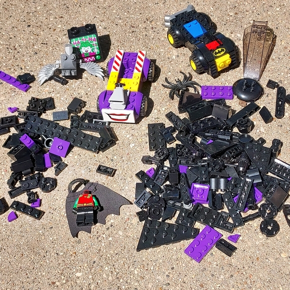 Lego | Toys | Lego Batman Cars Robin Minifigure Duplo Riddler Dark ...